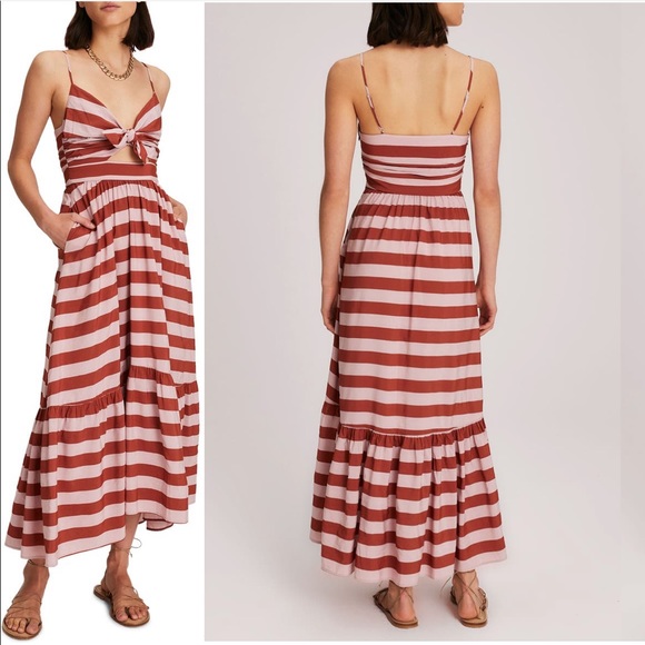 A.L.C. | Dresses | New Alc Laurel Stripe Sundress Sz 4 | Poshmark